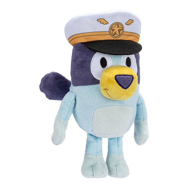 Captain Bluey Plush Toy - Soft Bluey Character Stuffed Animal for Kids ...